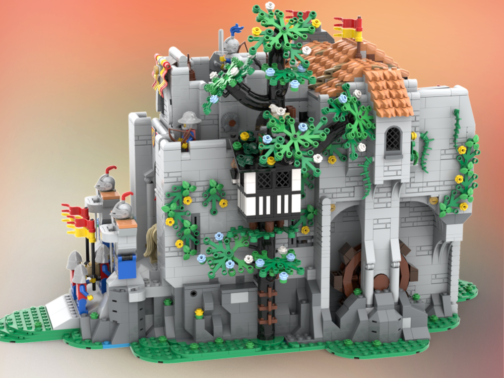 LEGO MOC Lion's caslte by J_sbricks | Rebrickable - Build with LEGO