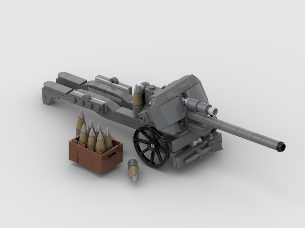 LEGO MOC Anti Mech Field Gun by Bangarang- | Rebrickable - Build with LEGO