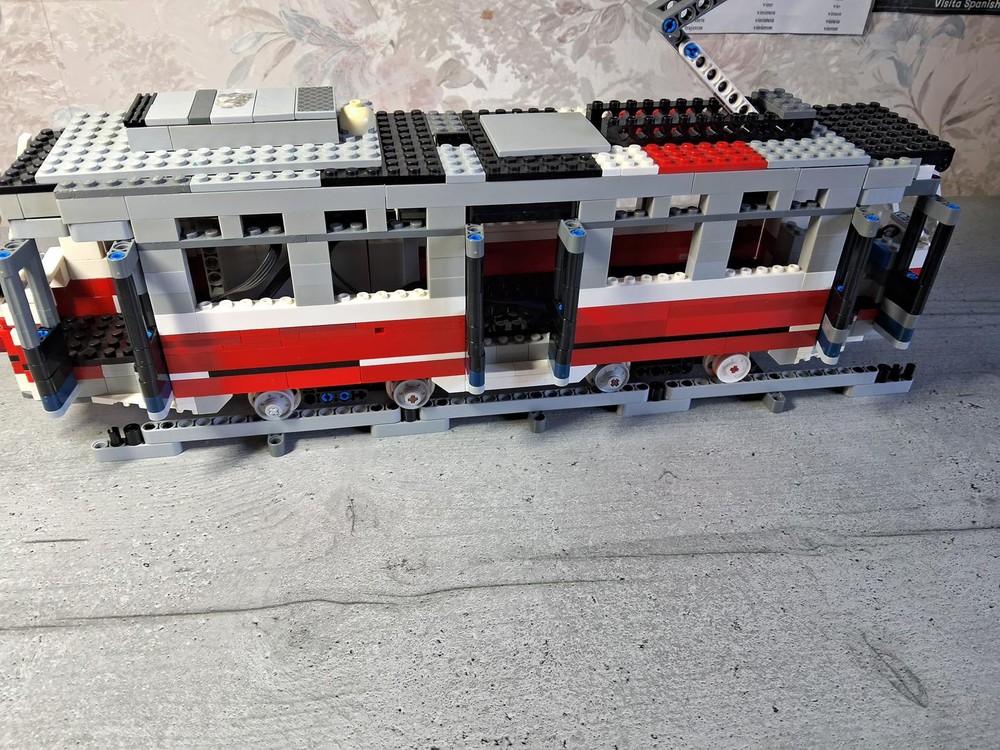LEGO MOC Tram Tatra T6A5 by Redbull564 | Rebrickable - Build with LEGO