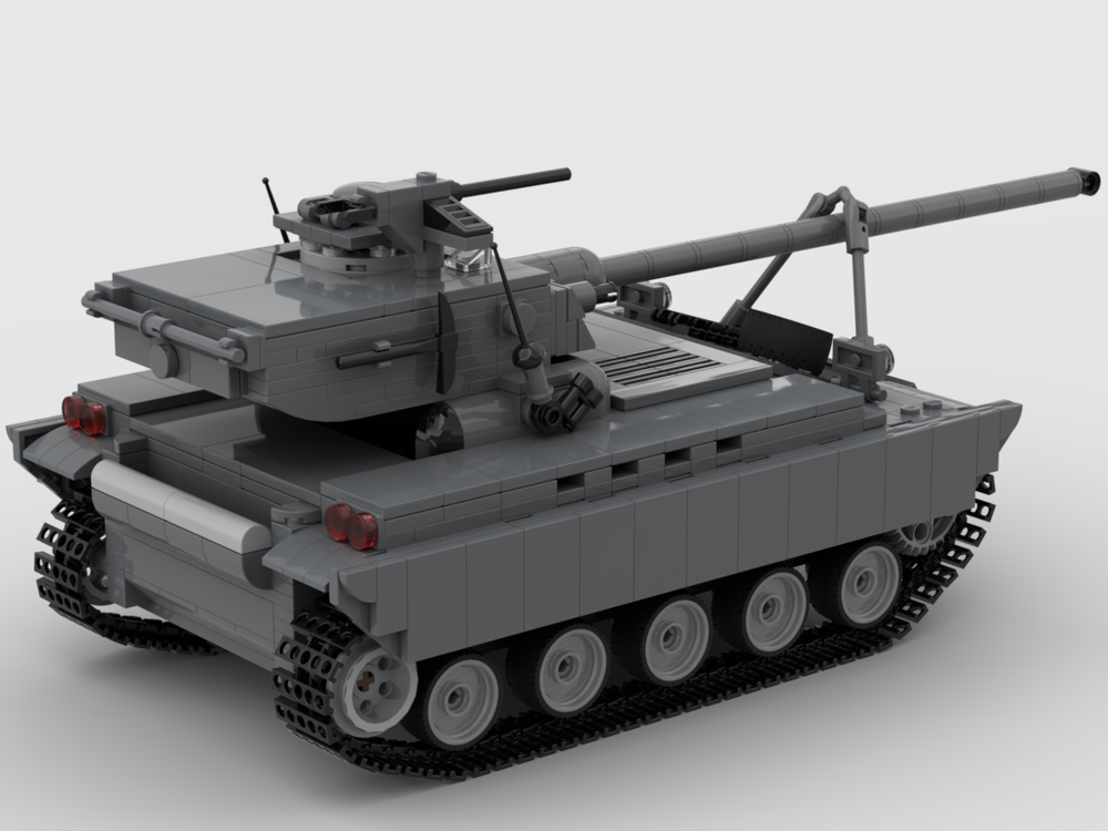 Lego Moc Amx 13 105 Tank By Etphhm Rebrickable Build With Lego