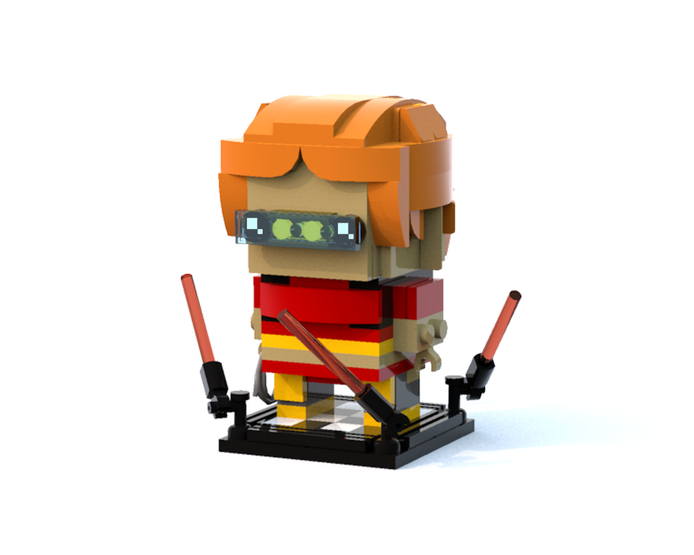 LEGO MOC Brickheadz - Sneaky Redhead by Igor X | Rebrickable - Build ...