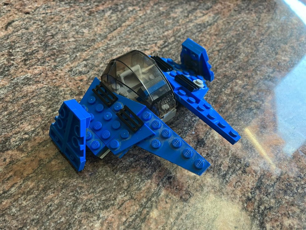 Lego Moc Mini Jedi Interceptor By Geolaucha Rebrickable Build With Lego