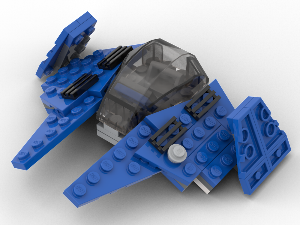 LEGO MOC Mini Jedi Interceptor by Geolaucha | Rebrickable - Build with LEGO
