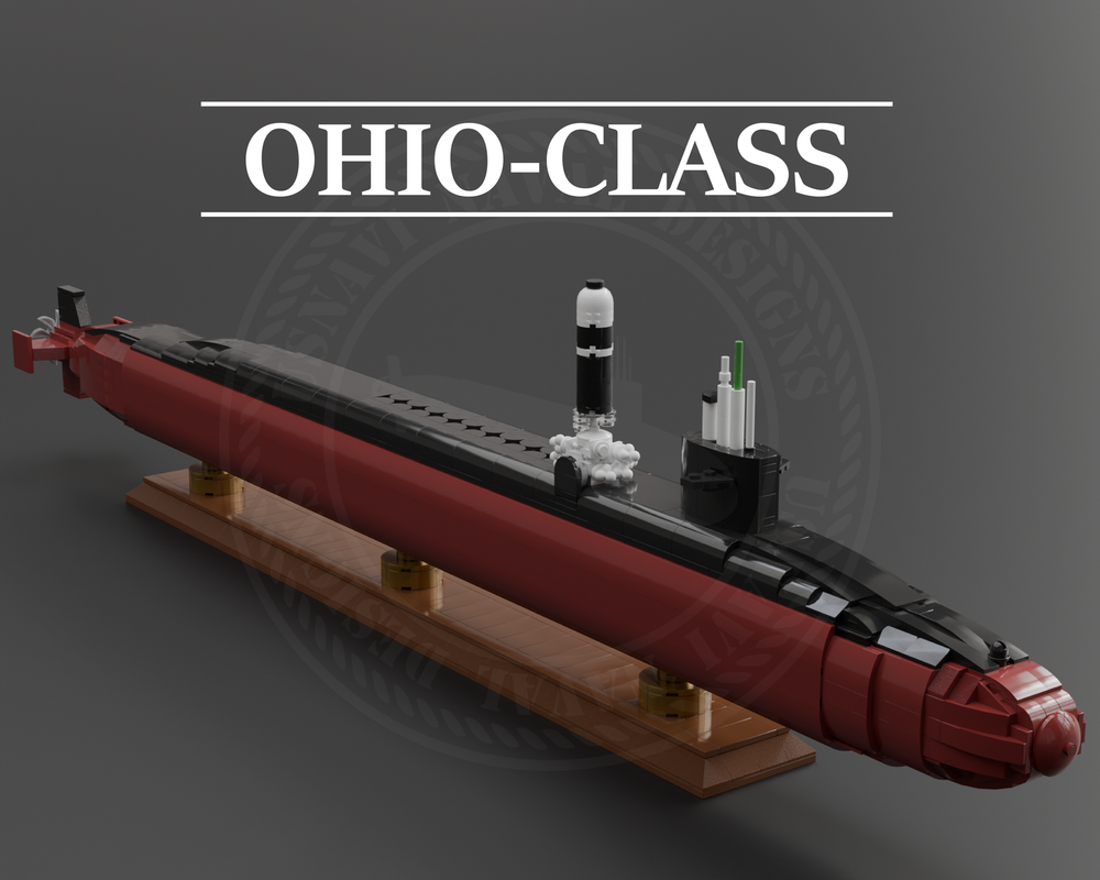 LEGO MOC Ohio-class submarine by usnavi | Rebrickable - Build with LEGO