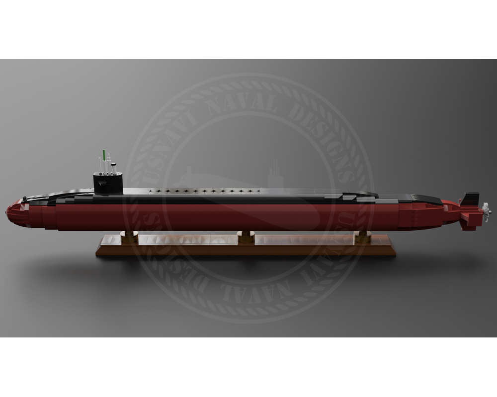 Lego Moc Ohio Class Submarine By Usnavi Rebrickable Build With Lego