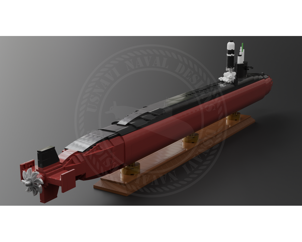 Lego Moc Ohio Class Submarine By Usnavi Rebrickable Build With Lego