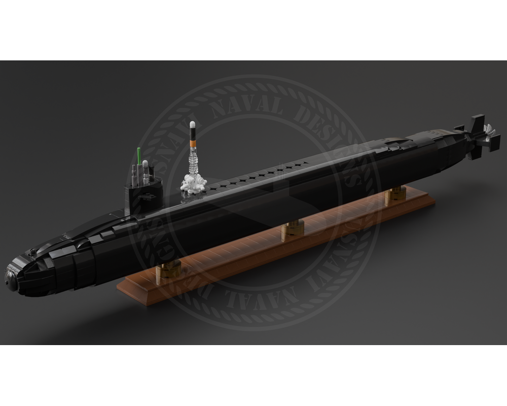 Lego Moc Ohio Class Submarine By Usnavi Rebrickable Build With Lego