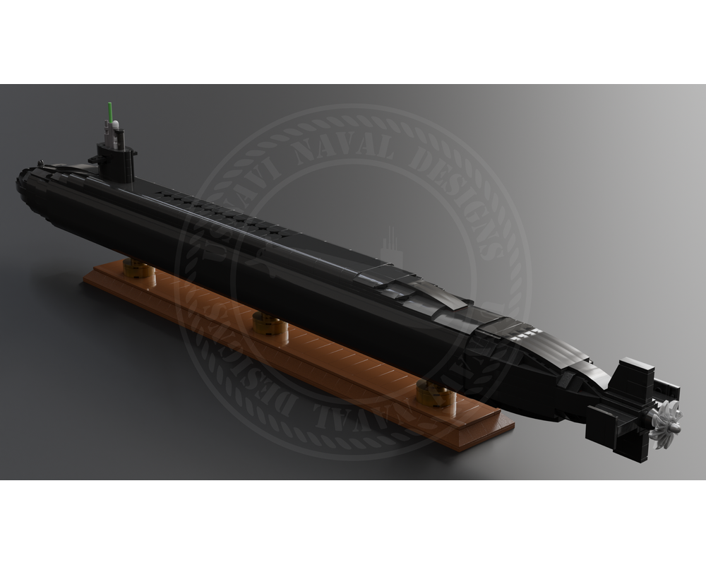 Lego Moc Ohio Class Submarine By Usnavi Rebrickable Build With Lego