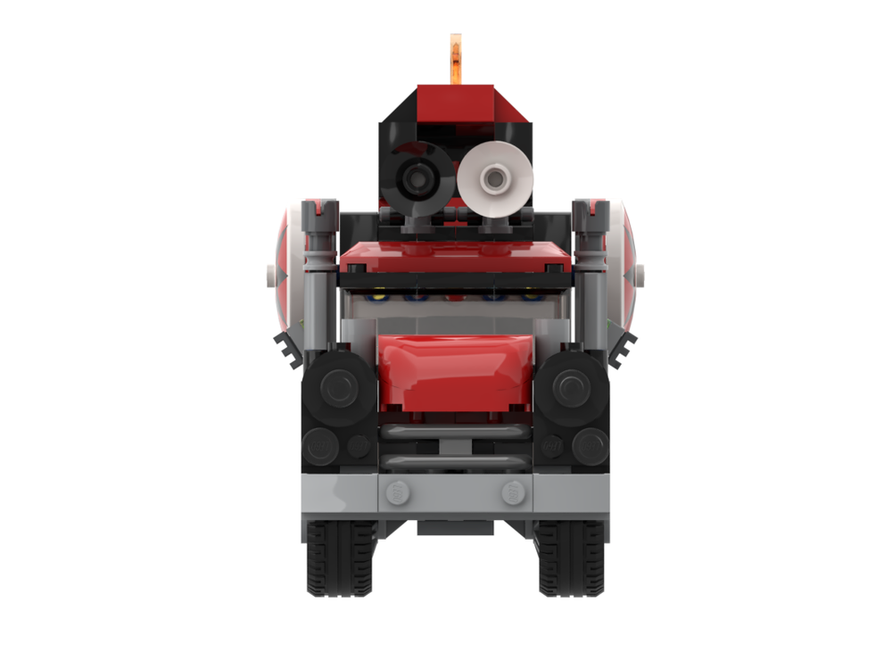 LEGO MOC 70921 8-studs-wide Harley Quinn's Cannonball Truck MOD by ...