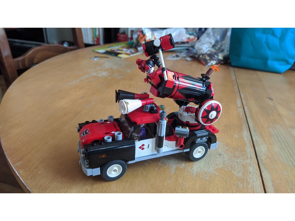 LEGO MOC 70921 8-studs-wide Harley Quinn's Cannonball Truck MOD by ...