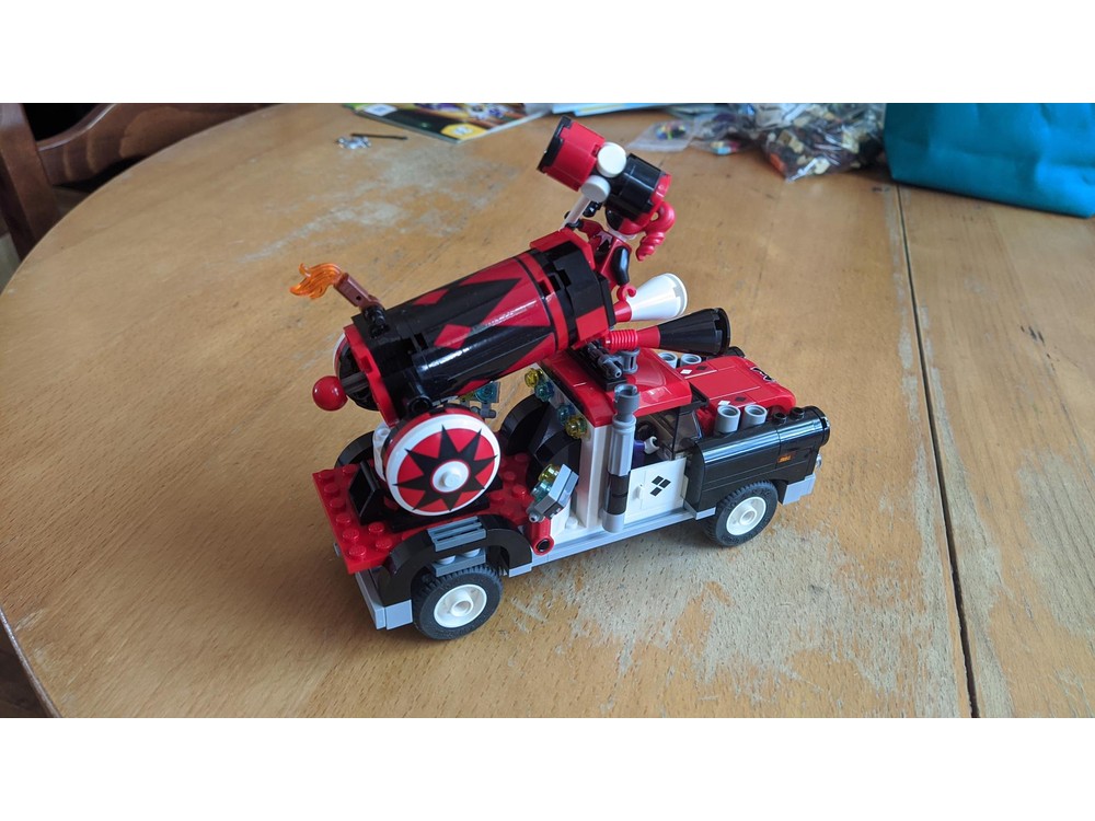 LEGO MOC 70921 8-studs-wide Harley Quinn's Cannonball Truck MOD by ...