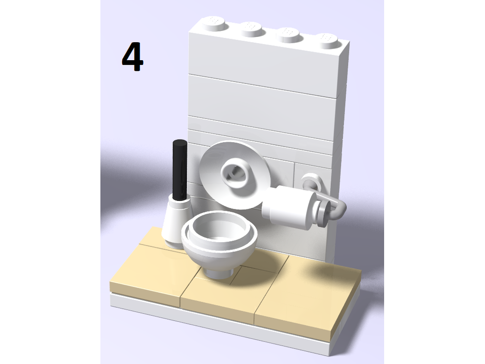 Lego Moc Modular Living Container Bathroom Modules By Schnabbo