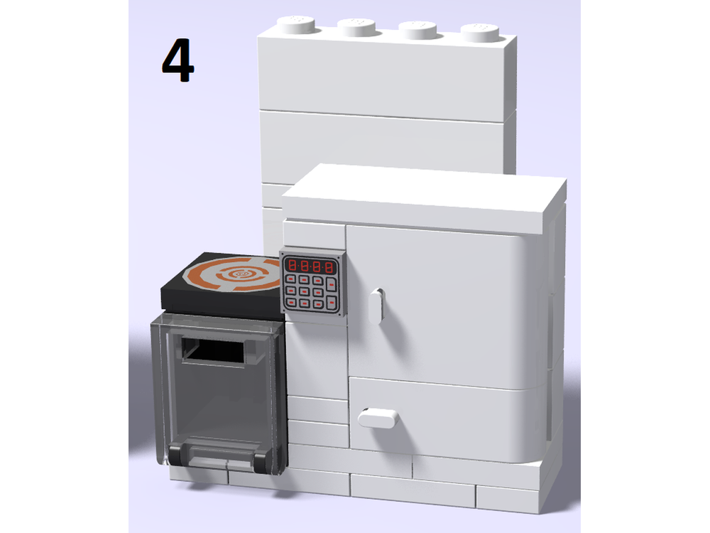 Lego Moc Modular Living Container Kitchen By Schnabbo Rebrickable