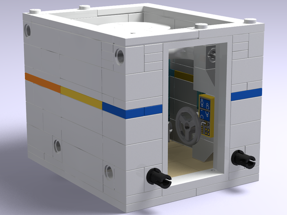 Lego Moc Modular Living Container Water Treatment Container By