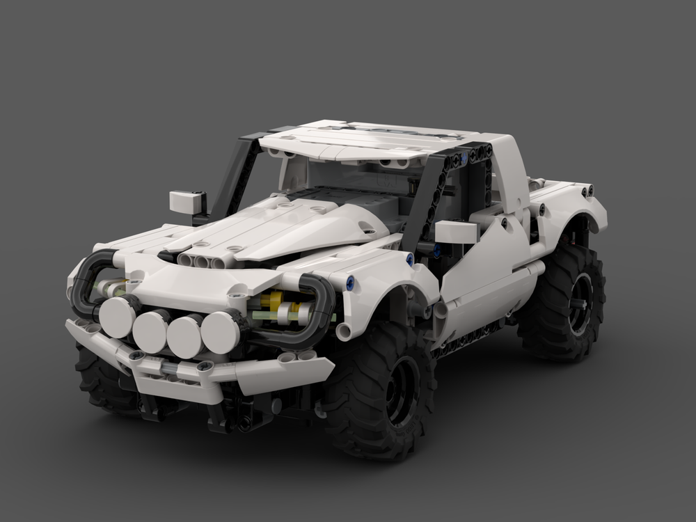 LEGO MOC 4x4 Powered Up Pickup Truck by lohere | Rebrickable - Build ...