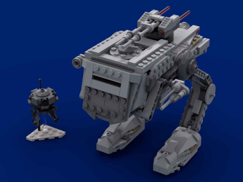 LEGO MOC AT-HA (All Terrain Heavy Artilary) by 3liasBlue | Rebrickable ...