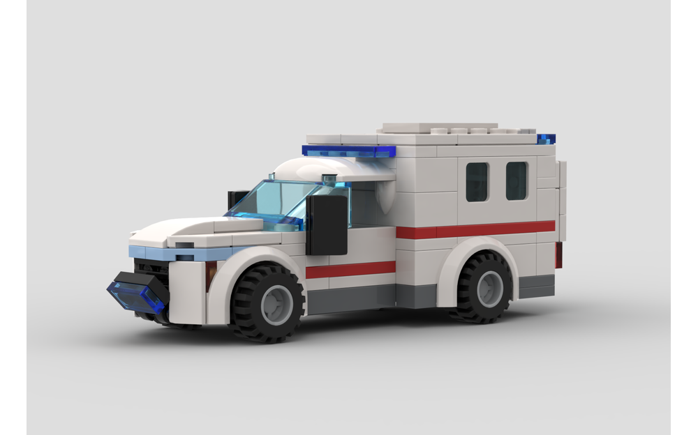 Lego Moc Ambulance By Samtsx Rebrickable Build With Lego