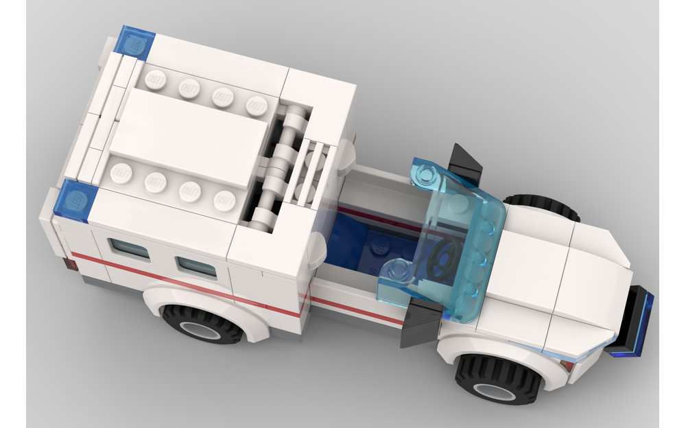 Lego Moc Ambulance By Asphalt Arsenal Rebrickable Build With Lego