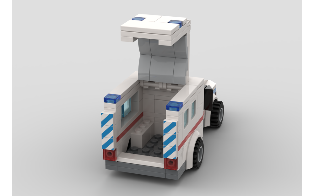 Lego Moc Ambulance By Samtsx Rebrickable Build With Lego