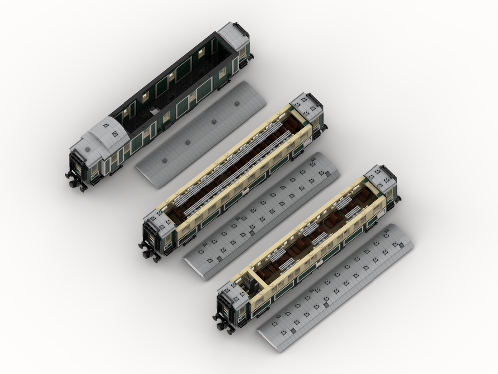 Lego Moc Bavarian Express Train Moc Pack 8w By Copernicus508