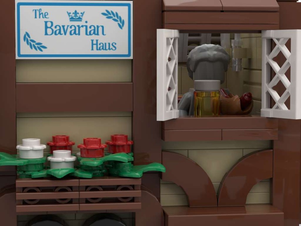 LEGO MOC The Bavarian Haus Food Trailer - Market Stall Series by ...