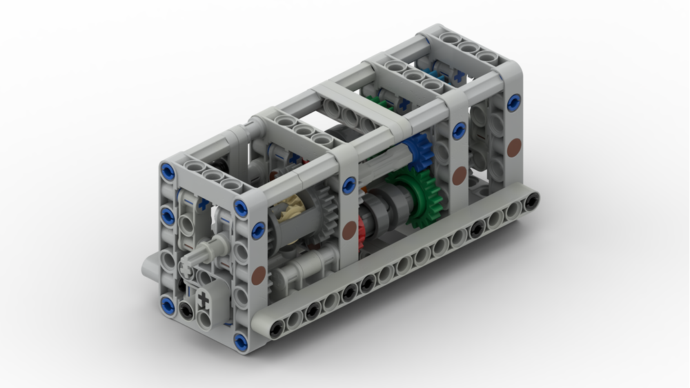 Lego Moc Automatic 4 Speed Gearbox By Wietsebricks Rebrickable
