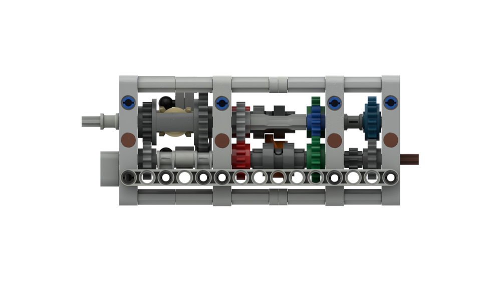 Lego Moc Automatic 4 Speed Gearbox By Wietsebricks Rebrickable
