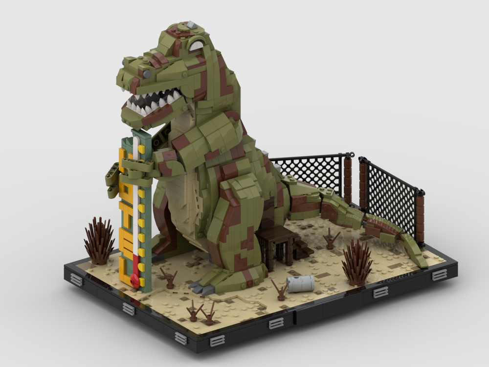 LEGO MOC Dinky T-Rex from Fallout New Vegas by Grisbee | Rebrickable ...