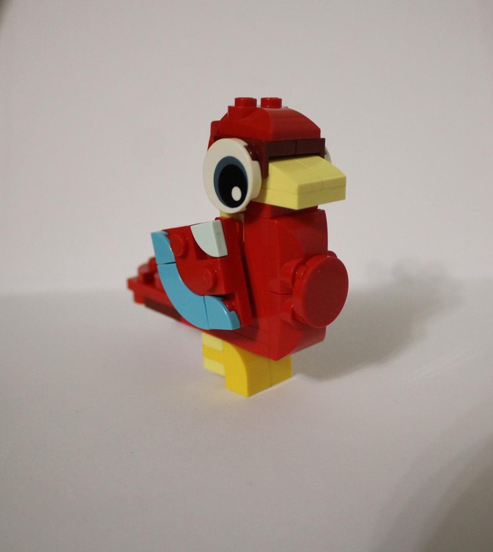LEGO MOC 31145 Red Bird - Summer Tanager by Spanatorul_Drăguț ...