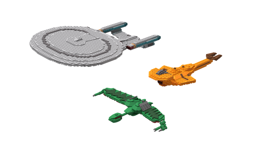 LEGO MOC K'Vort-Class Klingon Battlecruiser by LegendAJ | Rebrickable ...