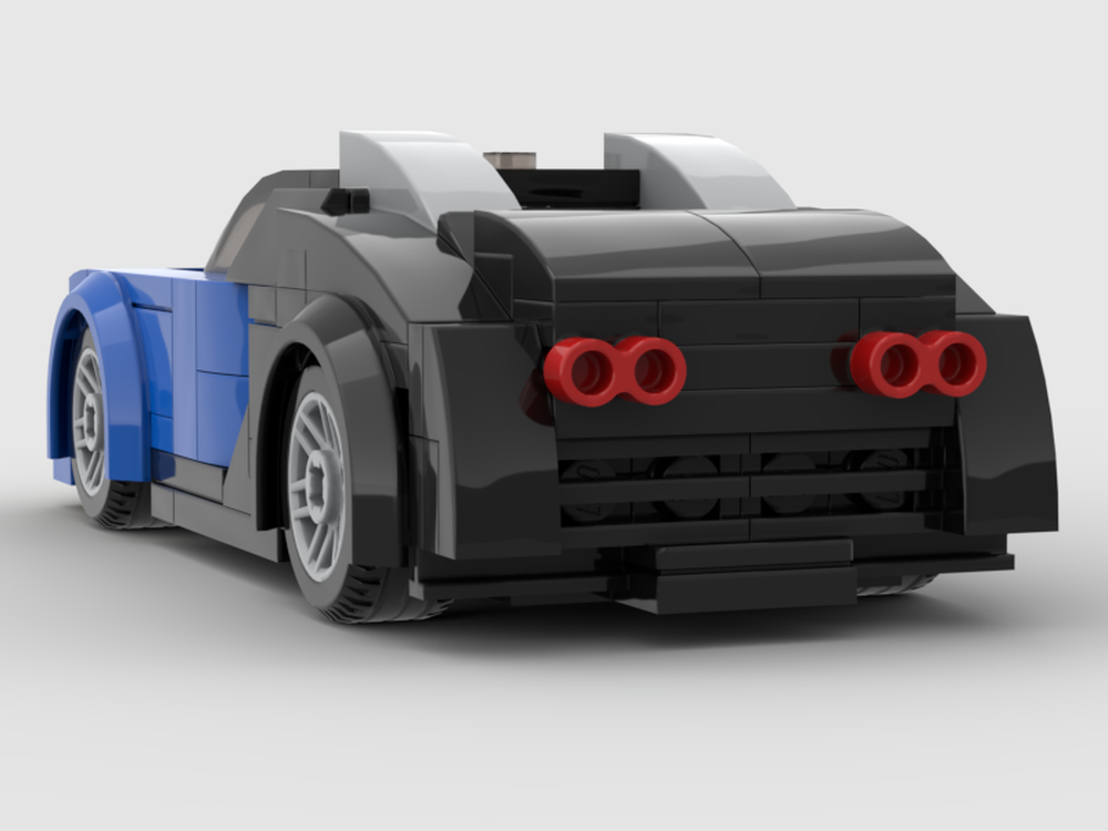 Lego Moc Bugatti Veyron Inspiration From Jerrybuildsbricks By