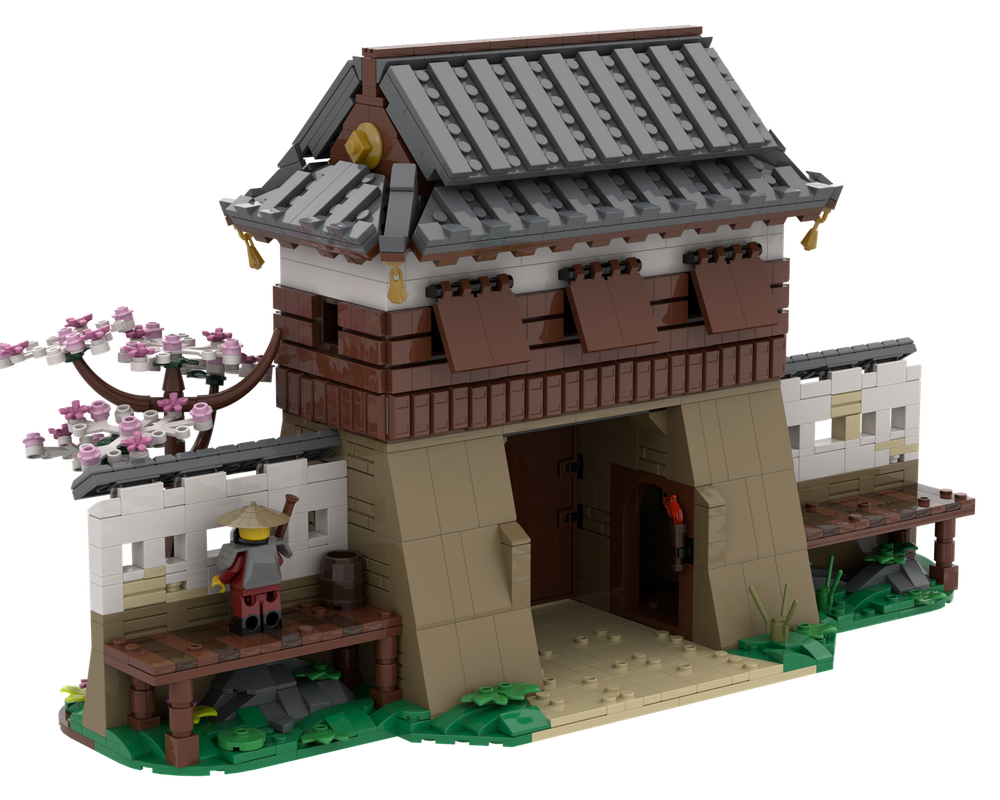 LEGO MOC Samurai Town Gates #2 by Legat_Of_Legion | Rebrickable - Build ...