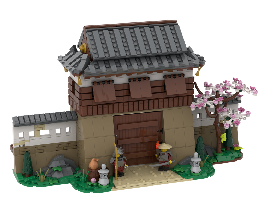 LEGO MOC Samurai Town Gates #2 by Legat_Of_Legion | Rebrickable - Build ...