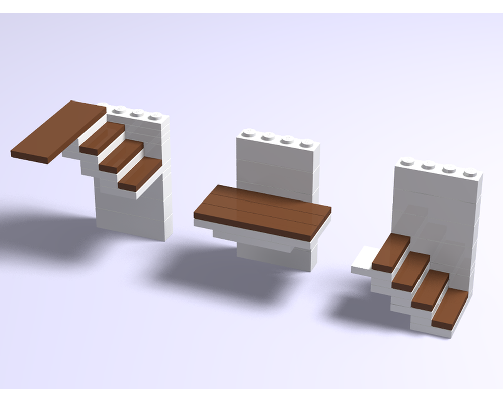LEGO MOC Modular living container -> inside stairs (3 modules) by ...