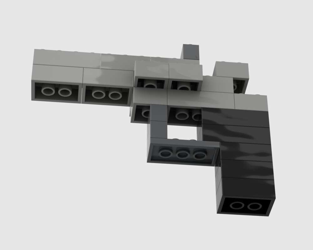 Lego Moc Magnum Half Life By Alexgam Rebrickable Build With Lego