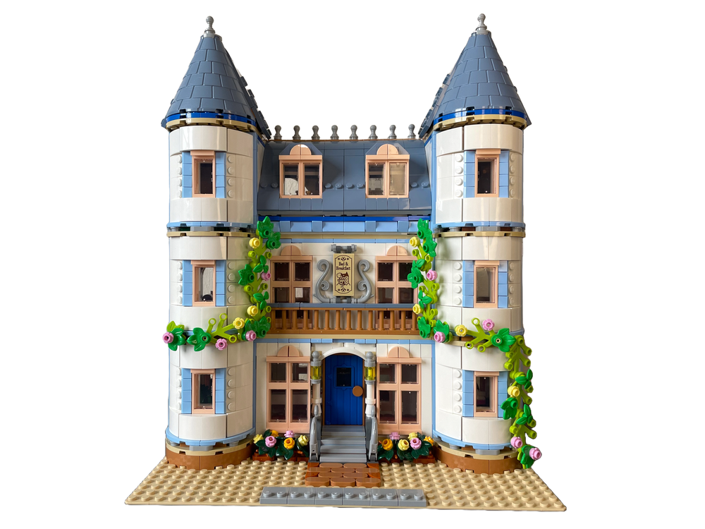 Lego Moc Castle Bandb Modular Alternate Build Of 2x42638 Bed And Breakfast