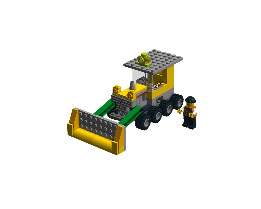 LEGO MOC Wheeled bulldozer by loorm | Rebrickable - Build with LEGO