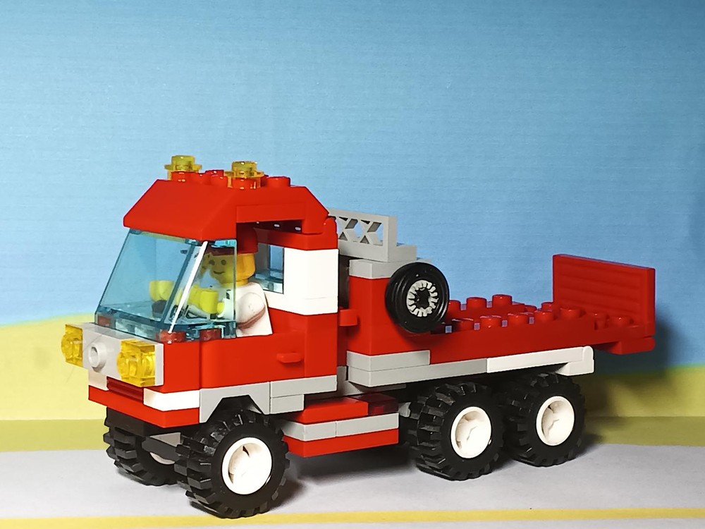 Lego Moc 6668 Flatbed Truck By Ziqing Rebrickable Build With Lego