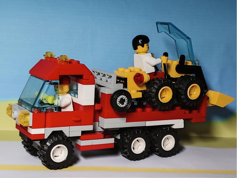 Lego Moc 6668 Flatbed Truck By Ziqing Rebrickable Build With Lego