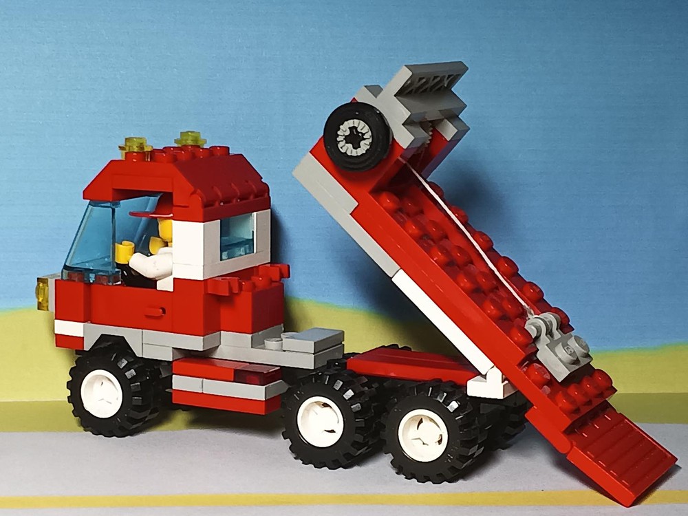 Lego Moc 6668 Flatbed Truck By Ziqing Rebrickable Build With Lego