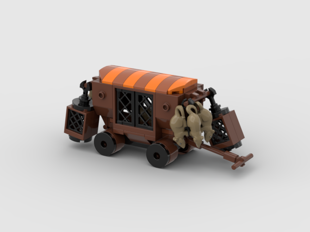 LEGO MOC Rat Catcher's Wagon by NS6 | Rebrickable - Build with LEGO