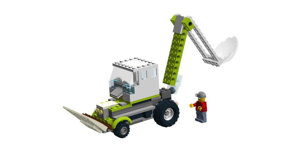 LEGO MOC TLB Tractor Loader Backhoe by loorm | Rebrickable - Build with ...