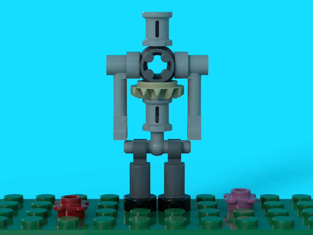 Lego Moc Simple Robot By Siremew Rebrickable Build With Lego