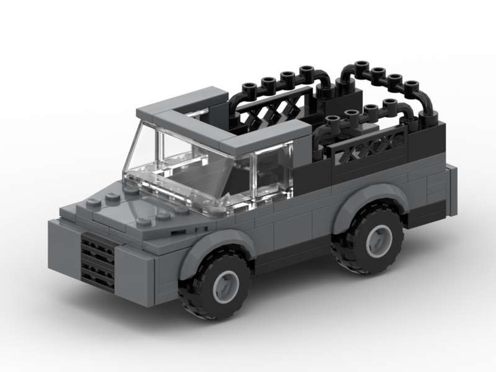 Lego Moc Land Rover Basra By Theevilcactus Rebrickable Build With