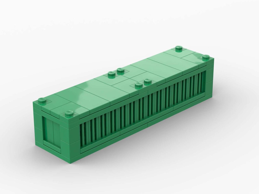 LEGO MOC 40ft Freight Container by bricklenscz | Rebrickable - Build ...