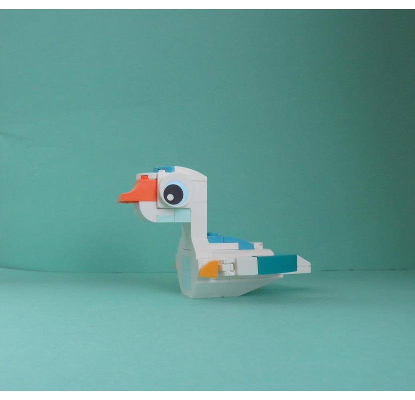 LEGO MOC 31140 Goose by Spanatorul_Drăguț | Rebrickable - Build with LEGO