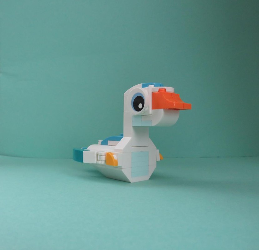 LEGO MOC 31140 Goose by Spanatorul_Drăguț | Rebrickable - Build with LEGO