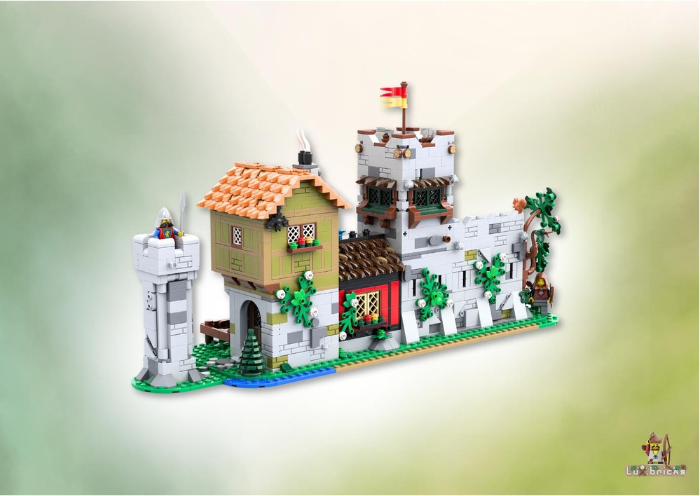 LEGO MOC Medieval Town Square - Alternate Build by lux.bricks ...