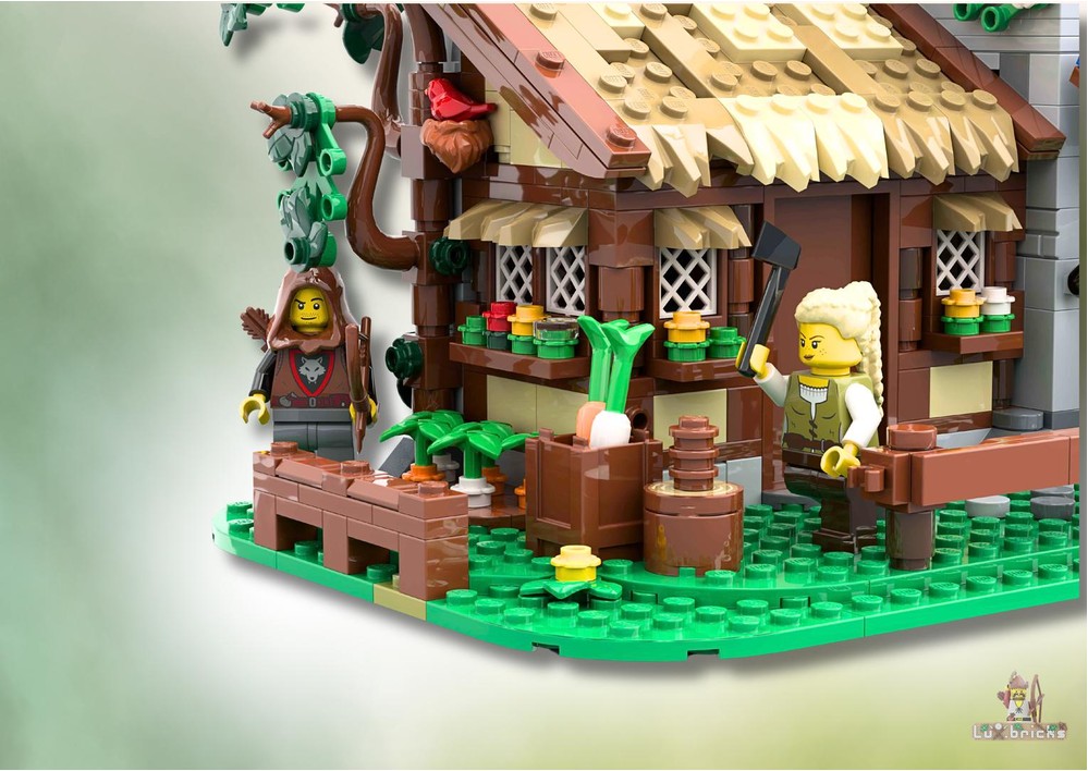LEGO MOC Medieval Town Square - Alternate Build by lux.bricks ...