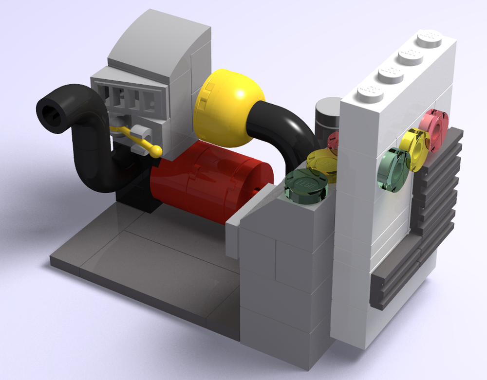 LEGO MOC Modular living container -> power generator container by ...